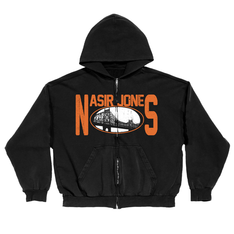Nasir Jones Zip Up Hoodie - Nas | Official Store